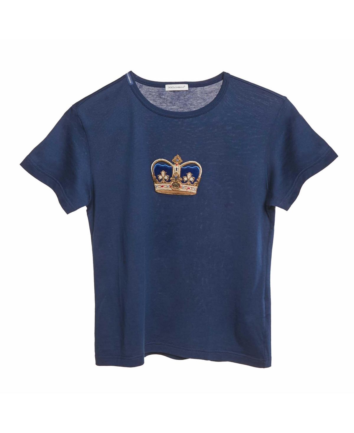 Click here for Pre-Owned Dolce & Gabbana Mens Kings Crown Appliqu... prices