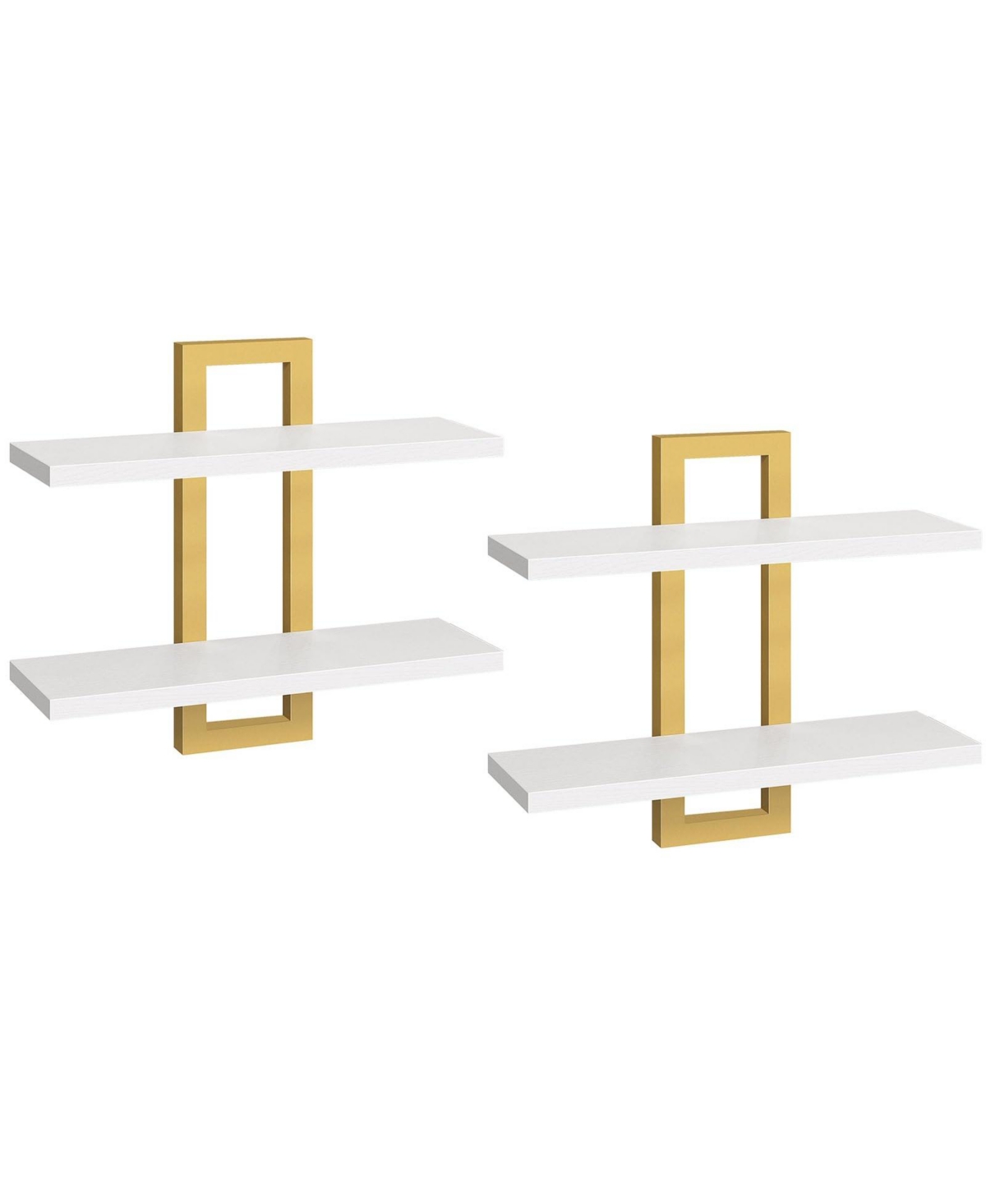 Click here for Slickblue Set of 2 Wall Mounted Shelves for Living... prices