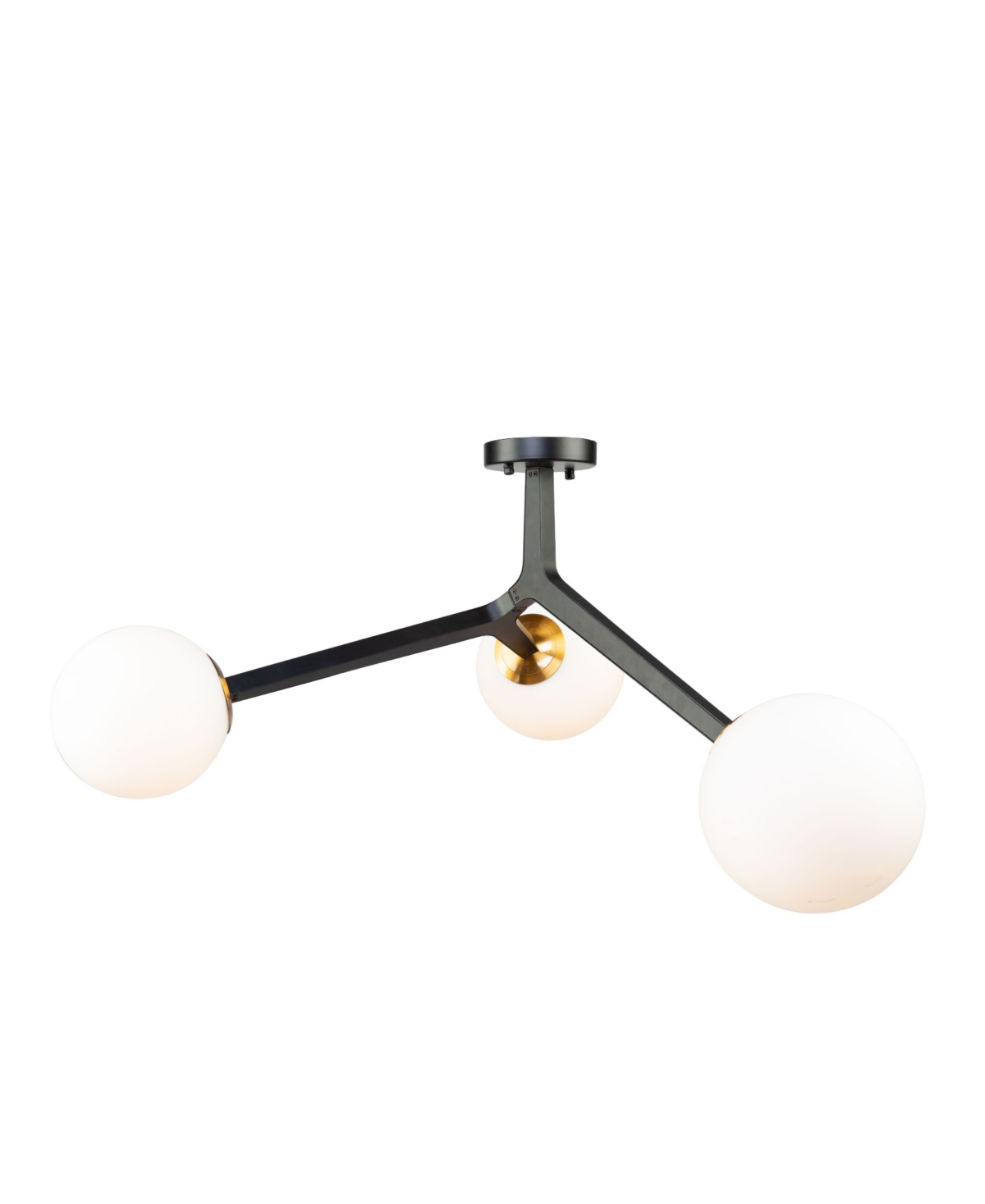 Click here for Artcraft Lighting Ravello 38 Metal 3-Light Semi-Fl... prices