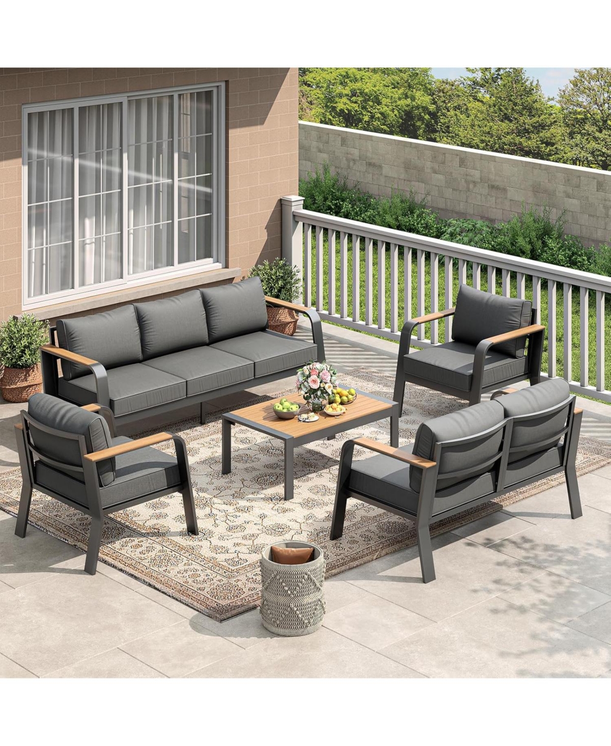 Click here for gaomon 7 Seats Outdoor Patio Furniture Set  Patio... prices