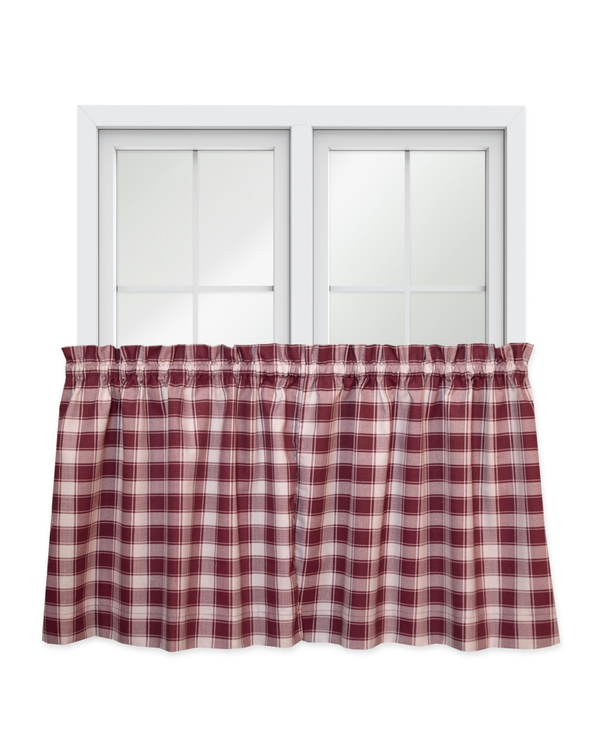 Click here for Ellis Curtain Country Check Tailored With 1.5inch... prices