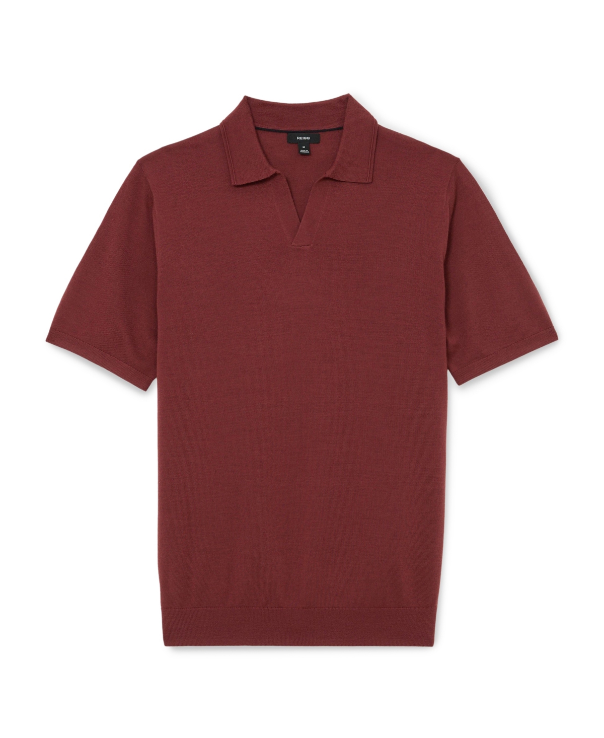 Click here for Reiss Mens Duchie Open Collar Merino Wool Polo Shi... prices