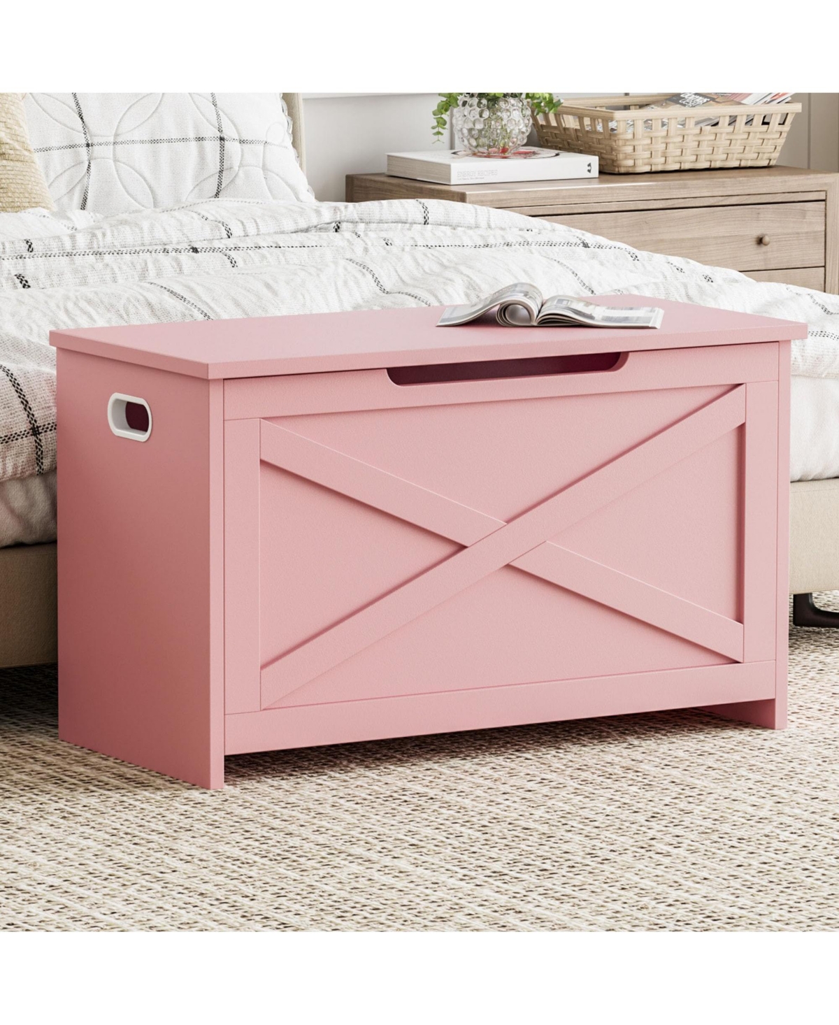Click here for homfan Spacious Wooden Storage Chest â 30 Inch L... prices