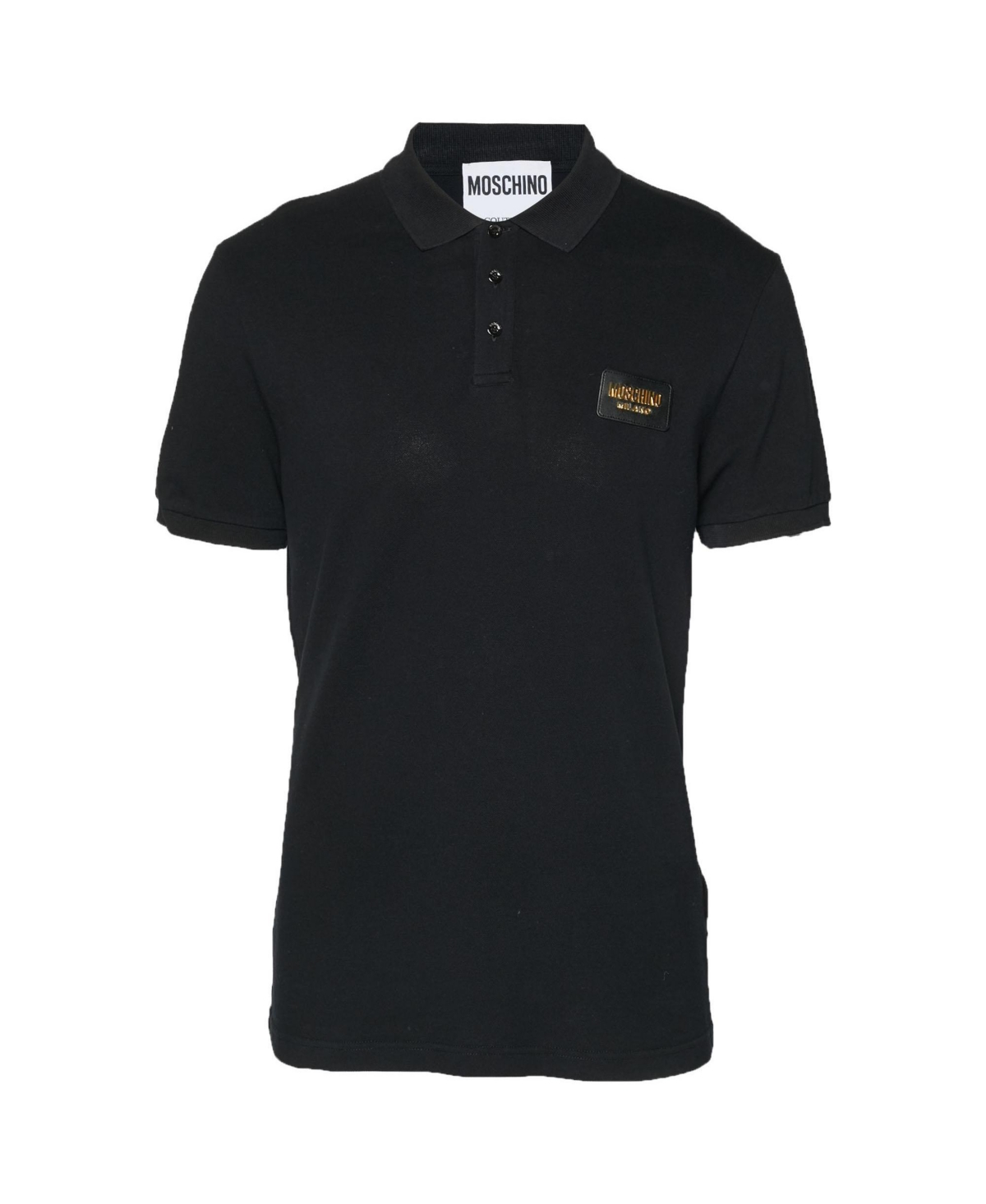 Click here for Pre-Owned Moschino Mens Pique Polo T-Shirts - Blac... prices