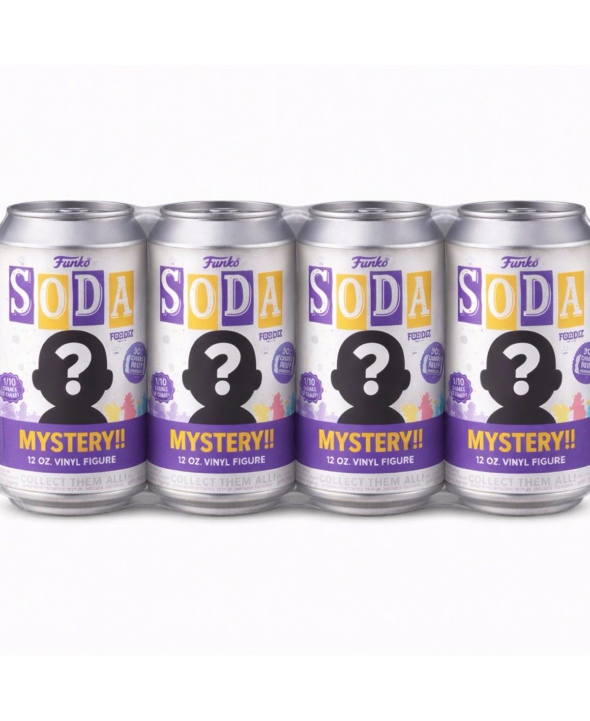 Click here for Funko Pack of 4 Surprise Mystery Funko Soda Figure... prices
