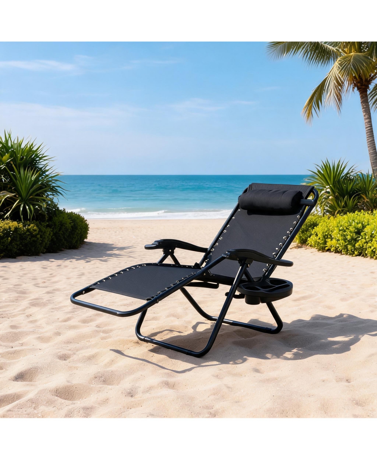 Click here for homfan 2 Piece 42-Inch Lounge Chairs with Cup Hold... prices