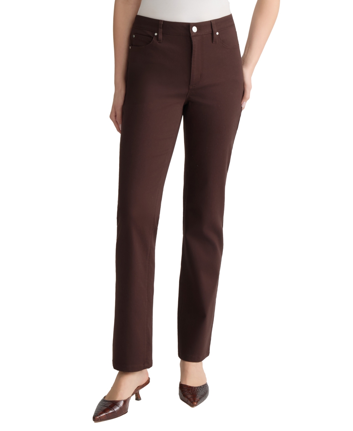 Click here for Jones New York Petite Lexington Straight-Leg Jeans... prices