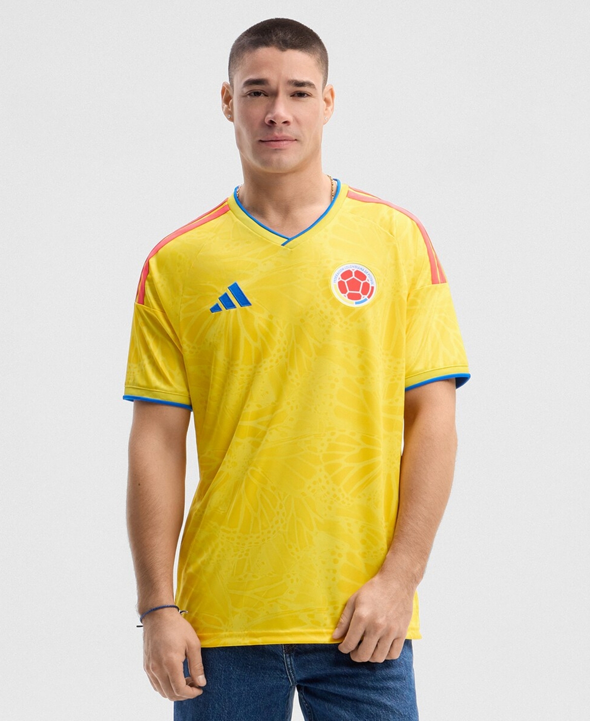 Click here for Adidas Mens Yellow Colombia National Team Fifa x W... prices