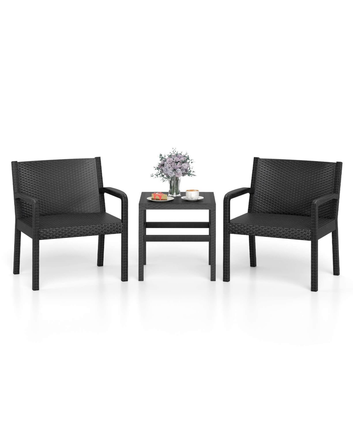 Click here for Costway 3 Piece Patio Furniture Set with 2 Modern... prices