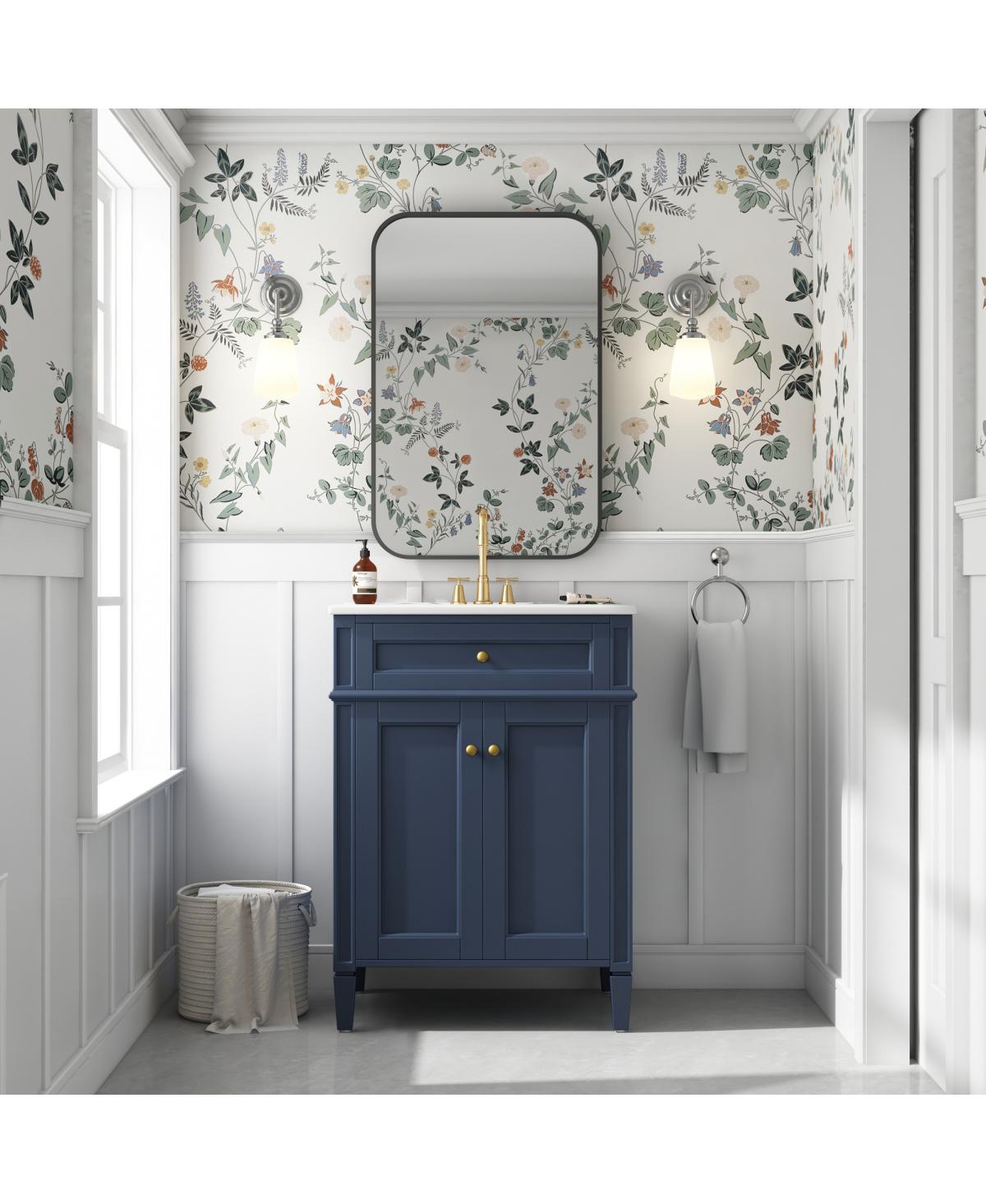 Click here for Sillysis Modern Bathroom Vanity with Ceramic Sink... prices