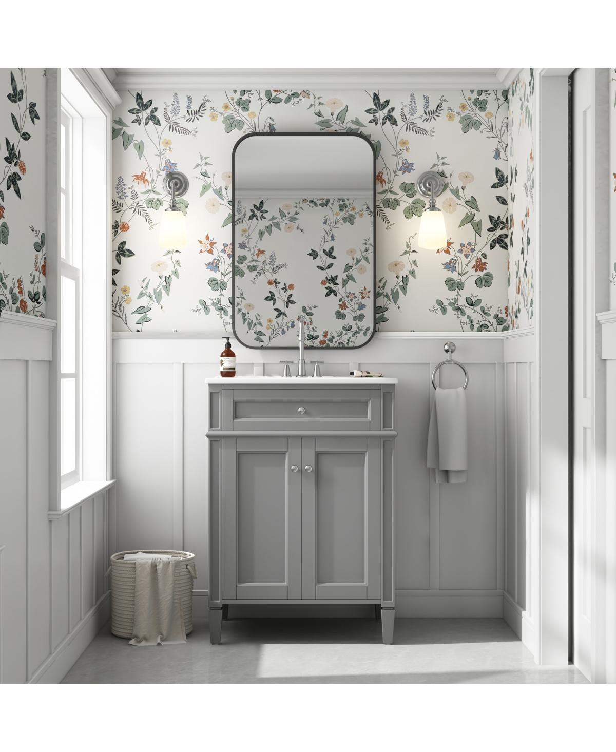Click here for Sillysis Modern Bathroom Vanity with Ceramic Sink... prices