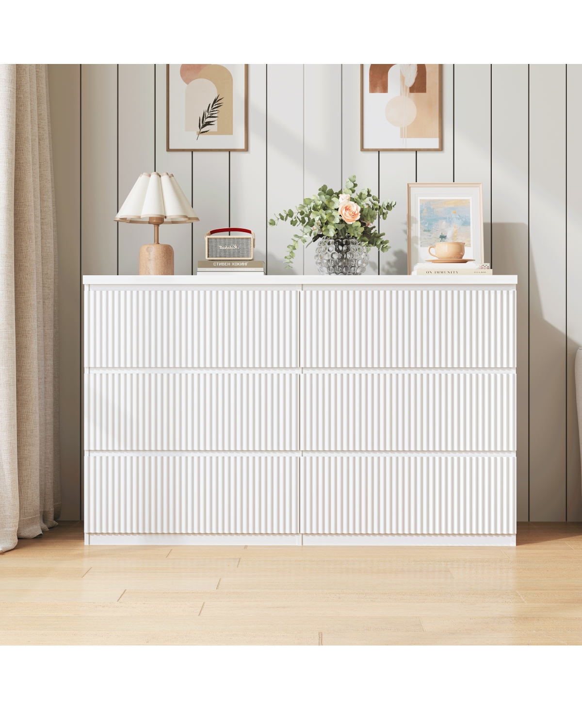 Click here for Streamdale Furniture Modern 6-Drawer Dresser with... prices