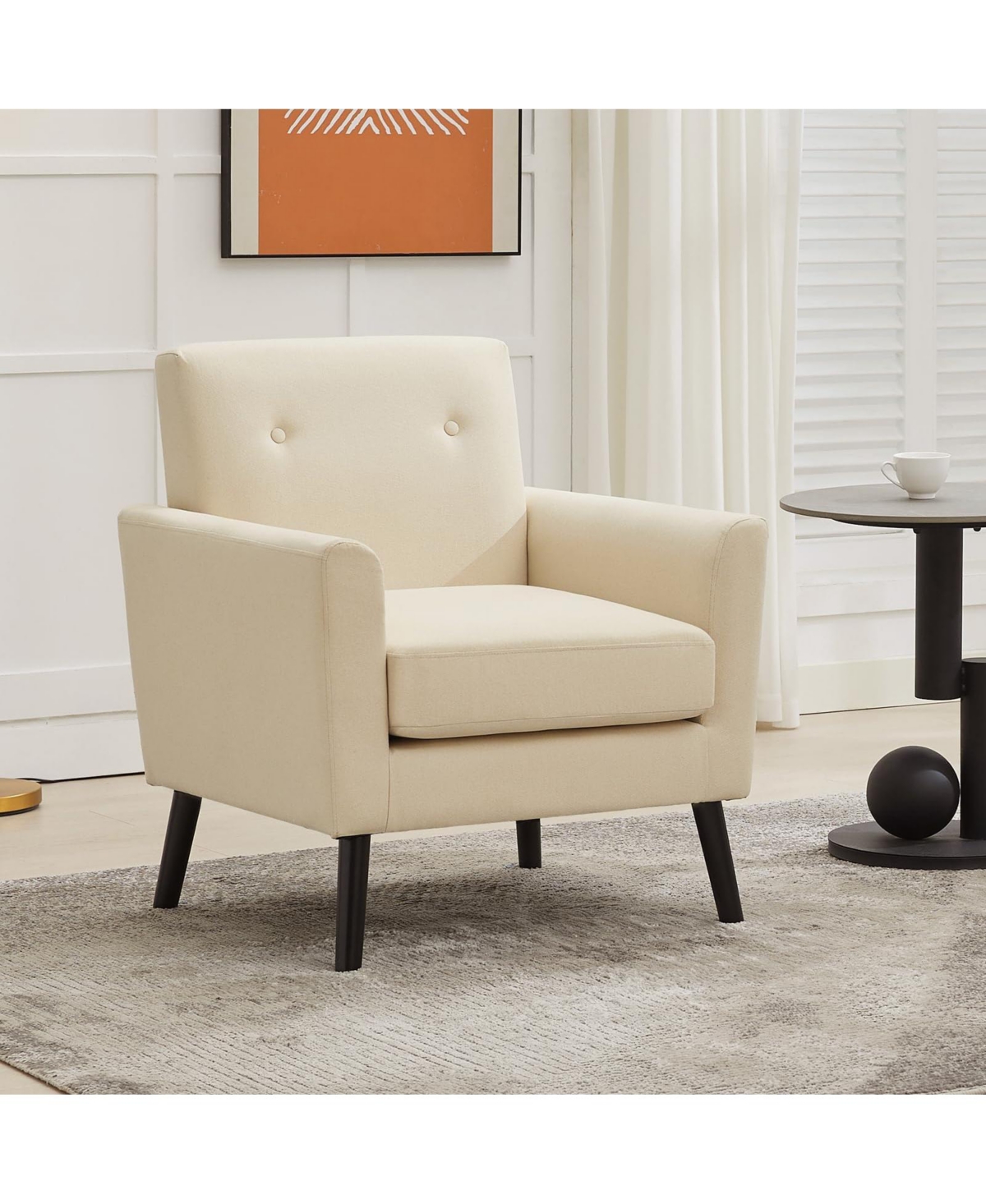 Click here for homfan Accent Chair  Mid Century Modern Upholstere... prices