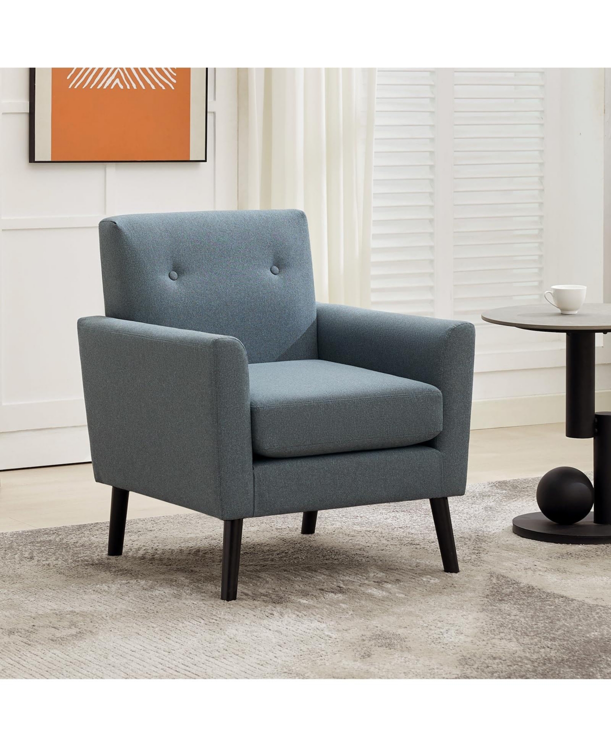 Click here for homfan Accent Chair  Mid Century Modern Upholstere... prices