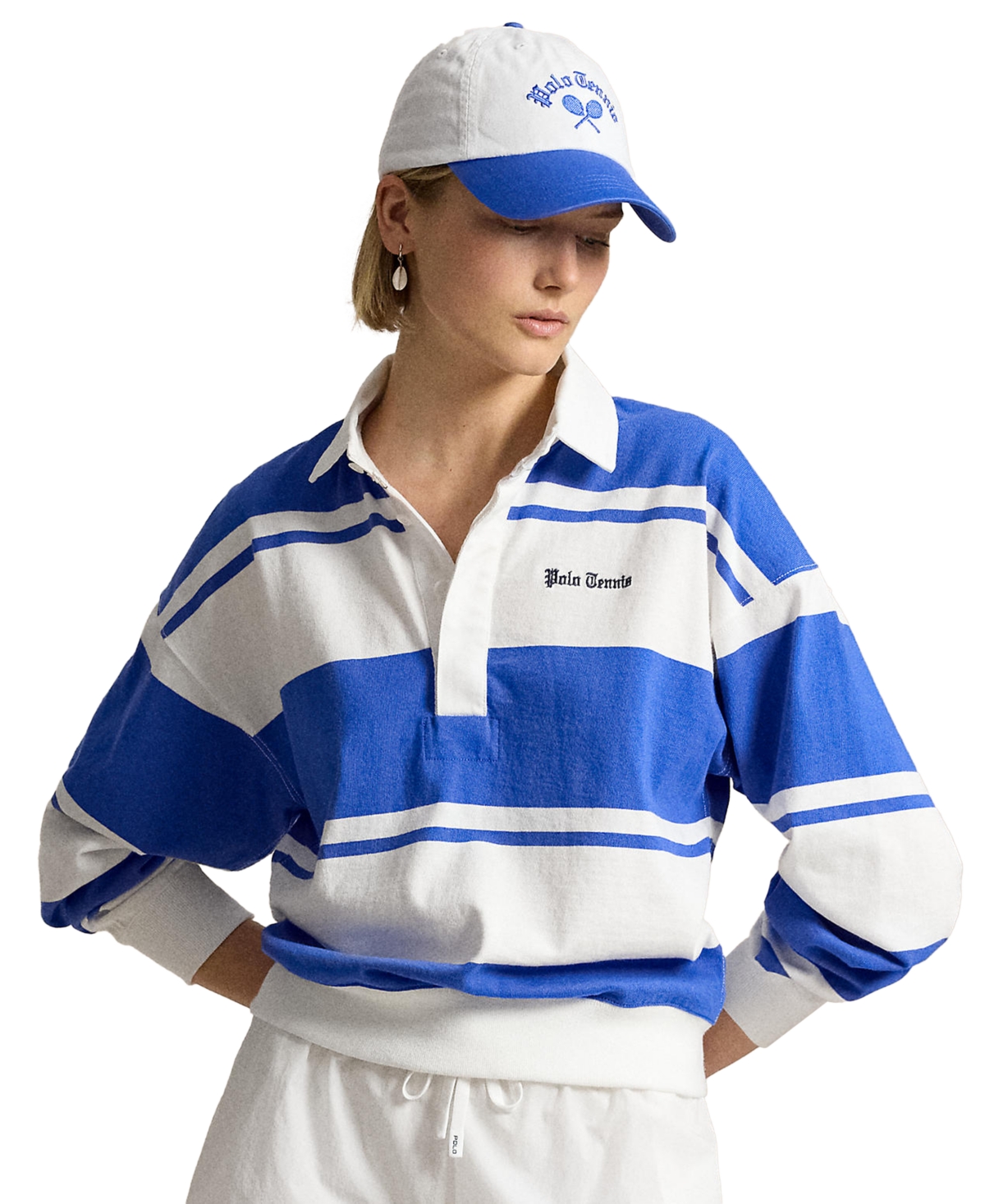 Click here for Polo Ralph Lauren Womens Us Open Cotton Rugby Shir... prices