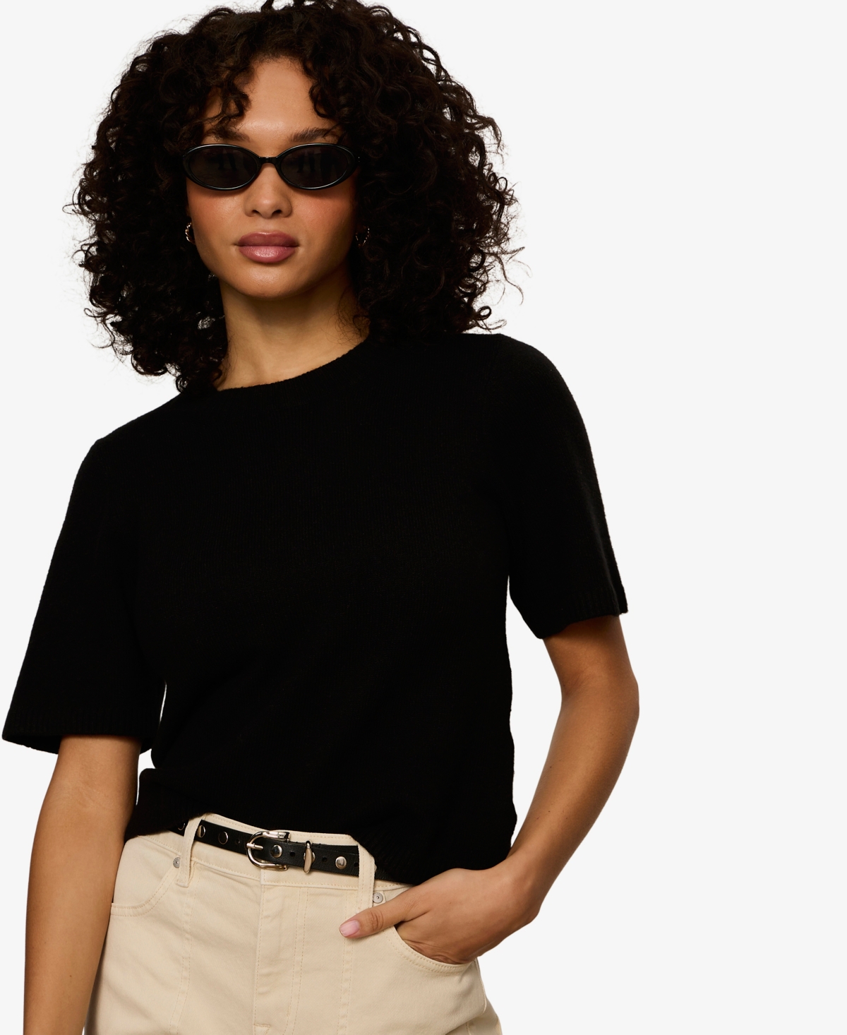 Click here for Sanctuary Petite Perfect Short-Sleeve Sweater T-Sh... prices