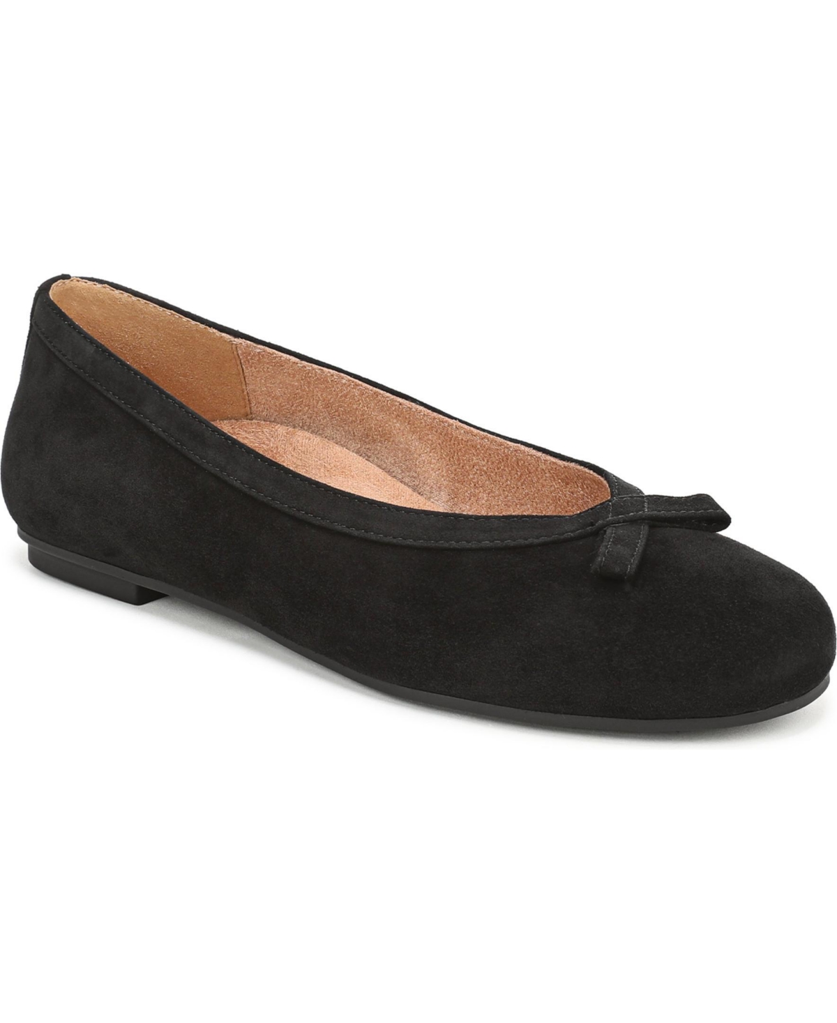 Click here for Vionic Womens Sidney Ballet Flats - Black suede prices