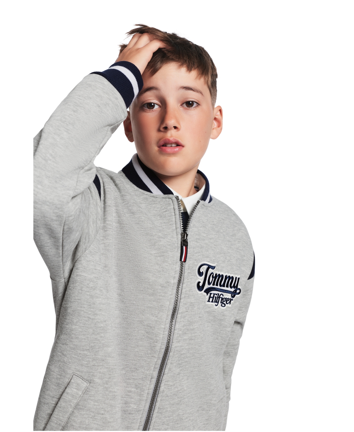 Click here for Tommy Hilfiger Boys 8-20 Zip-Up Logo Bomber Jacket... prices