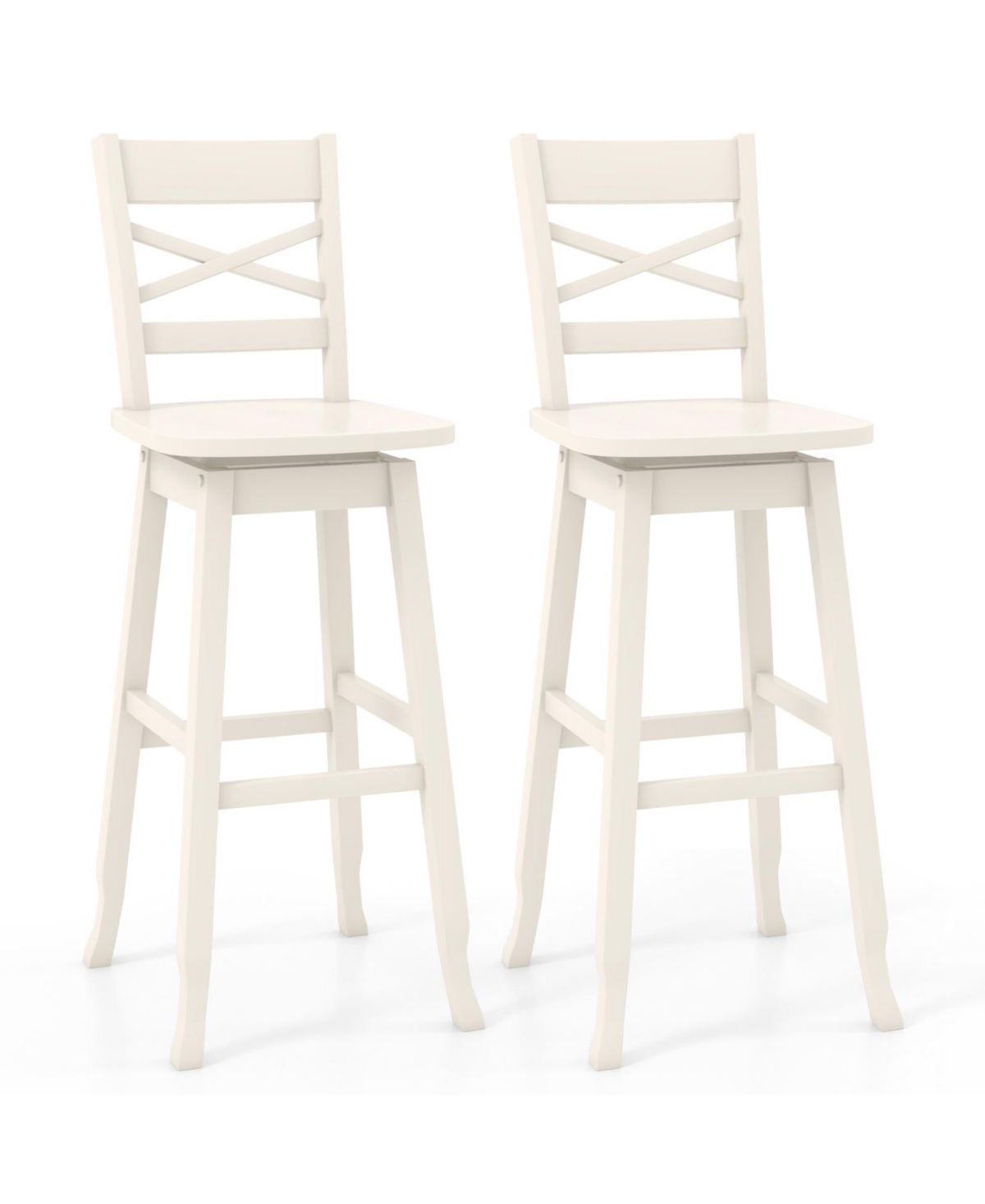 Click here for Sugift Swivel 30-Inch Bar Height Stool Set of 2 wi... prices