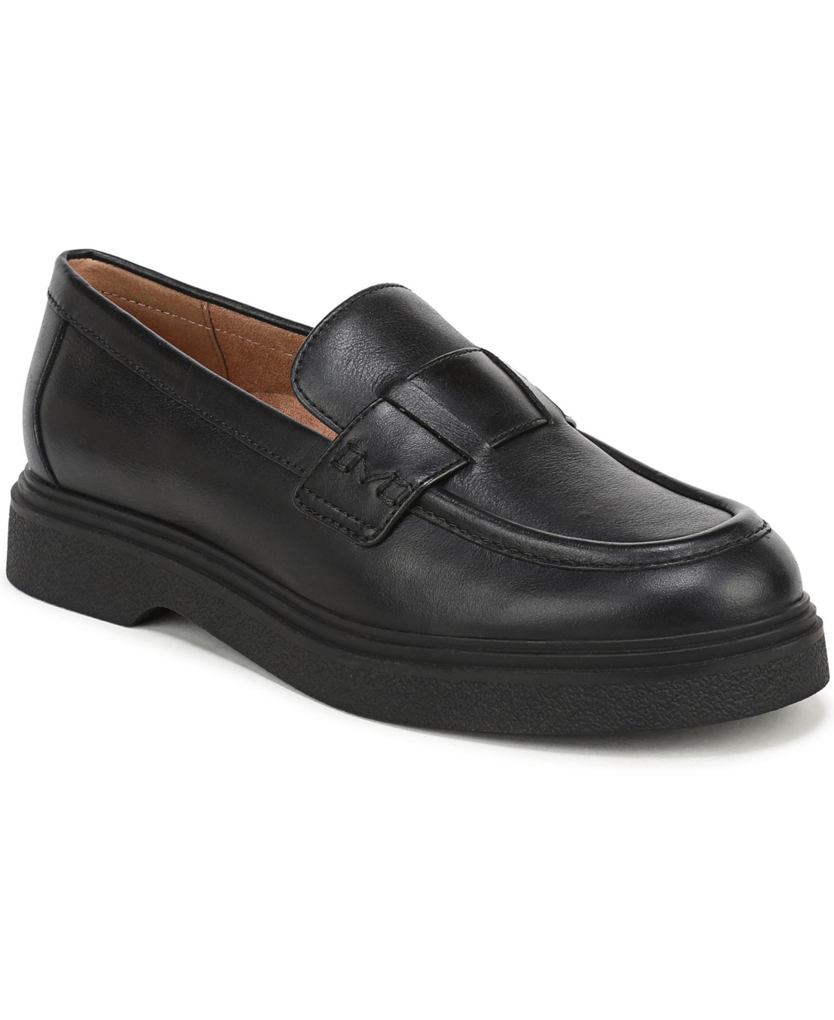 Click here for Vionic Womens Dolores Loafers - Black tumbled leat... prices