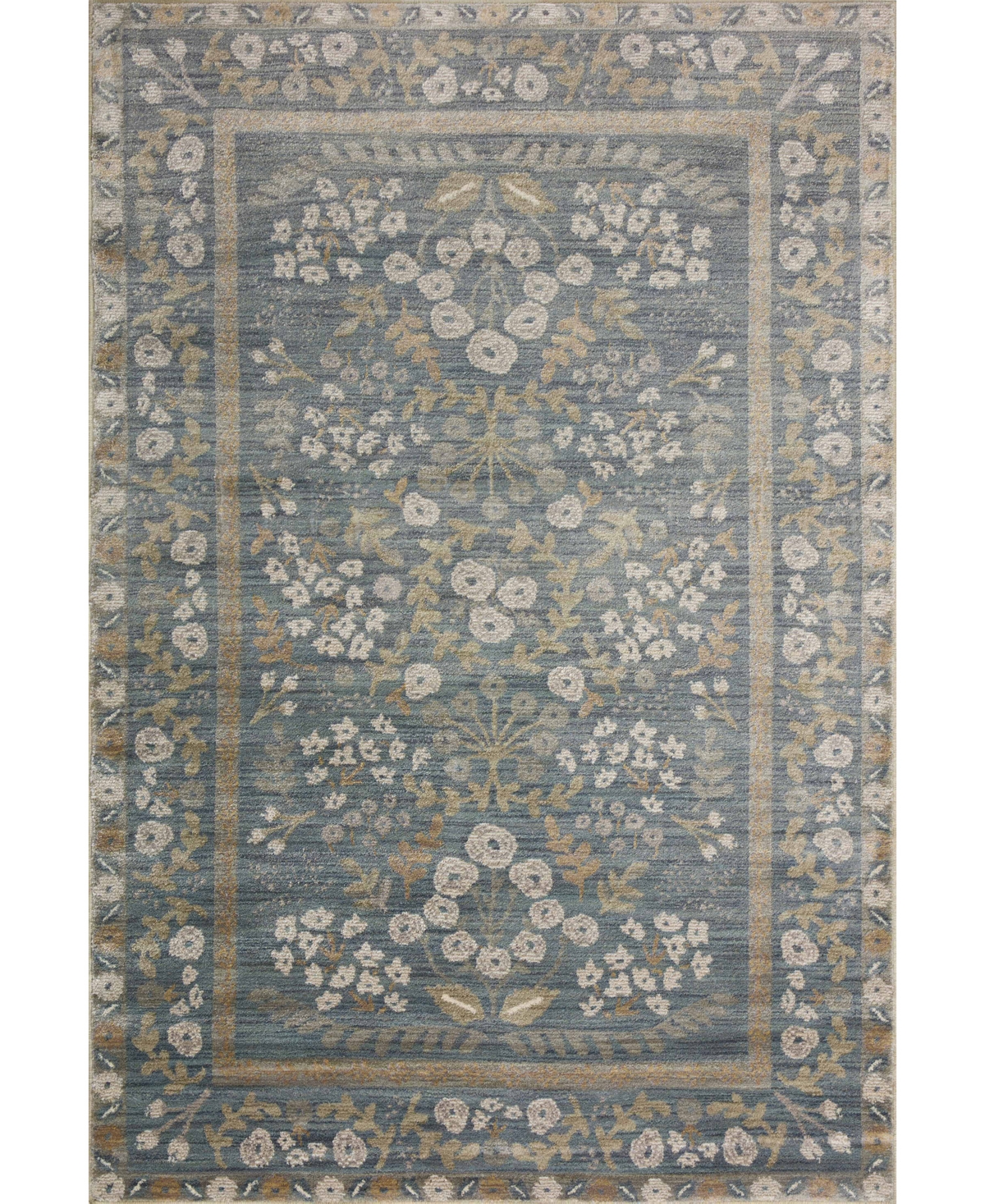 Click here for Rifle Paper Co Fiore Fio-01 27 x 4 Area Rug - Slat... prices