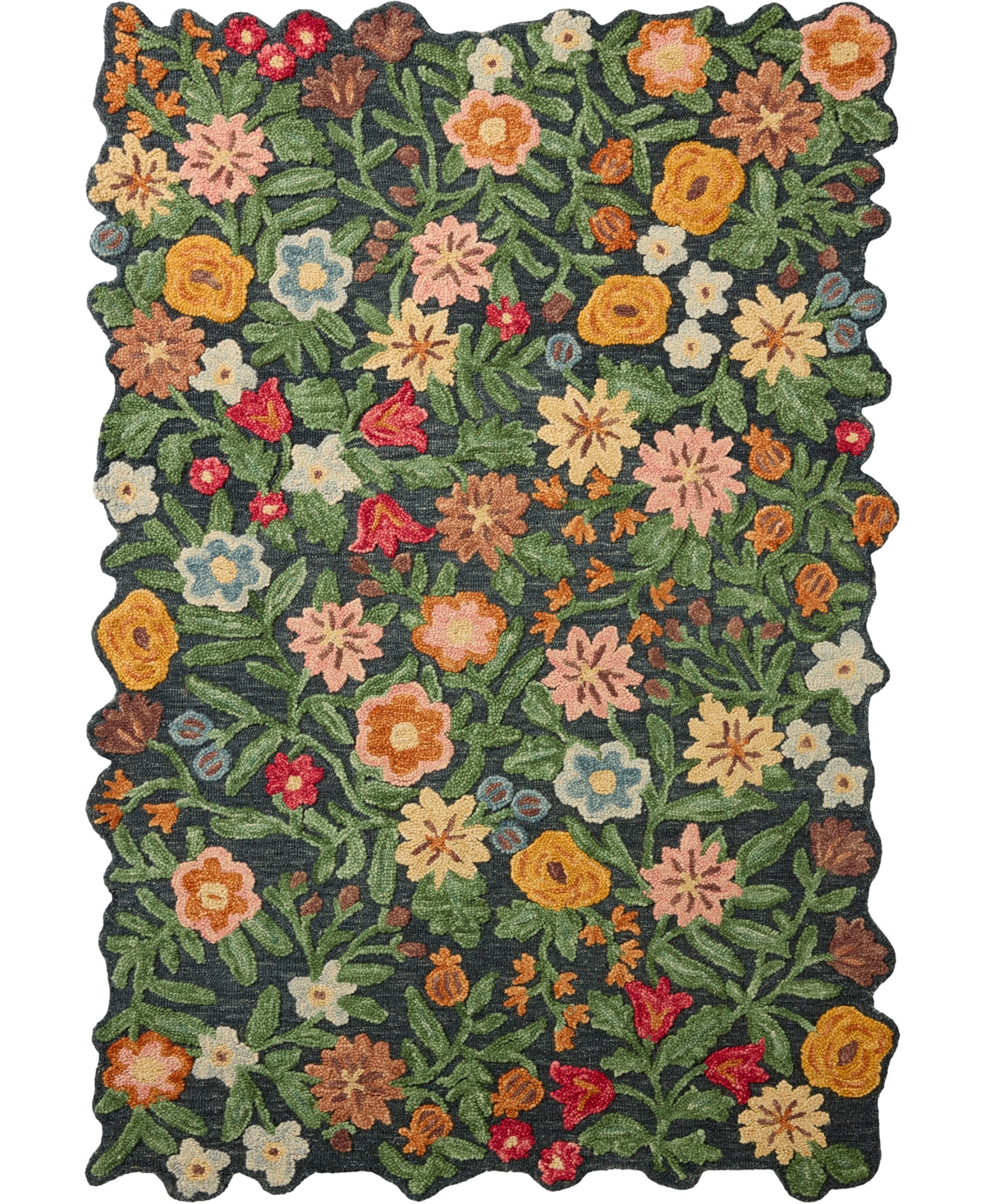 Click here for Rifle Paper Co Edith Edt-01 79 x 99 Area Rug - Nav... prices