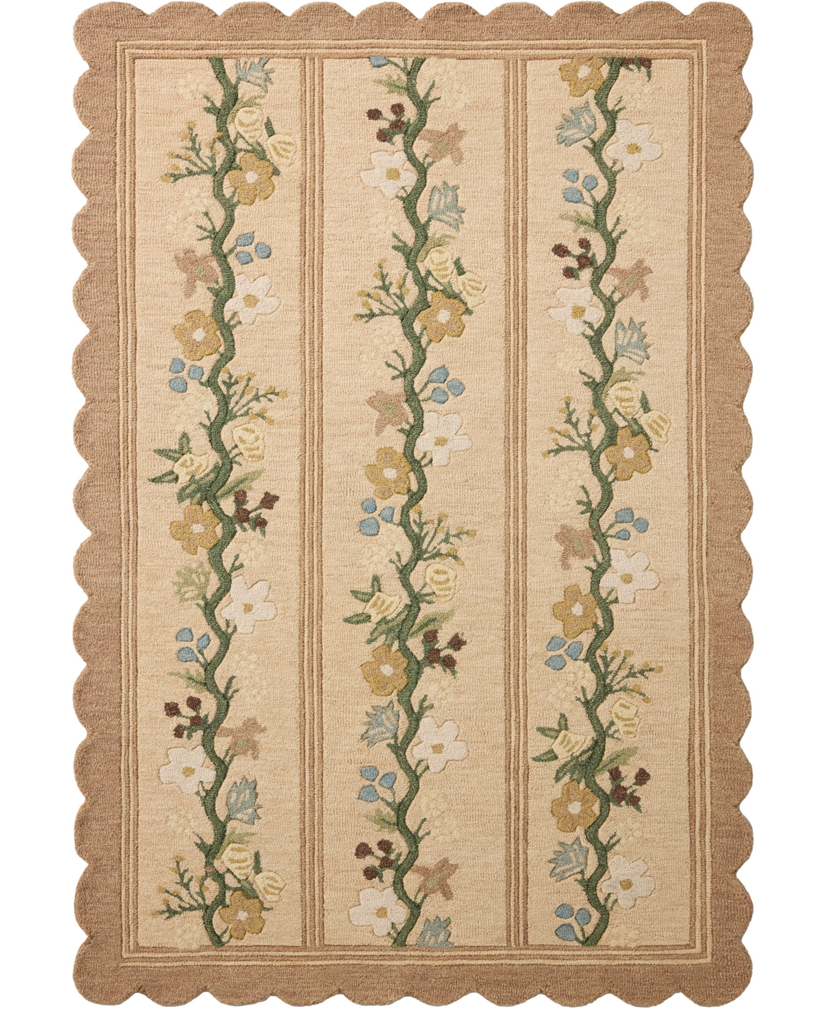 Click here for Rifle Paper Co Thistle Thi-01 36 x 56 Area Rug - N... prices