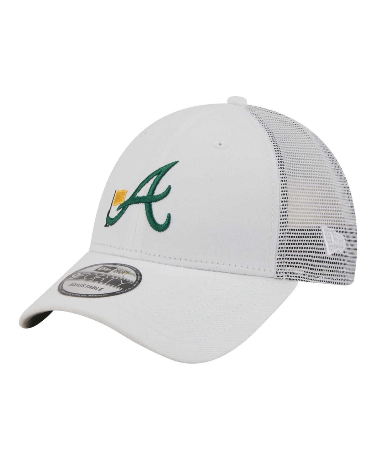 Click here for New Era Mens White Atlanta Braves Flag 9FORTY Truc... prices