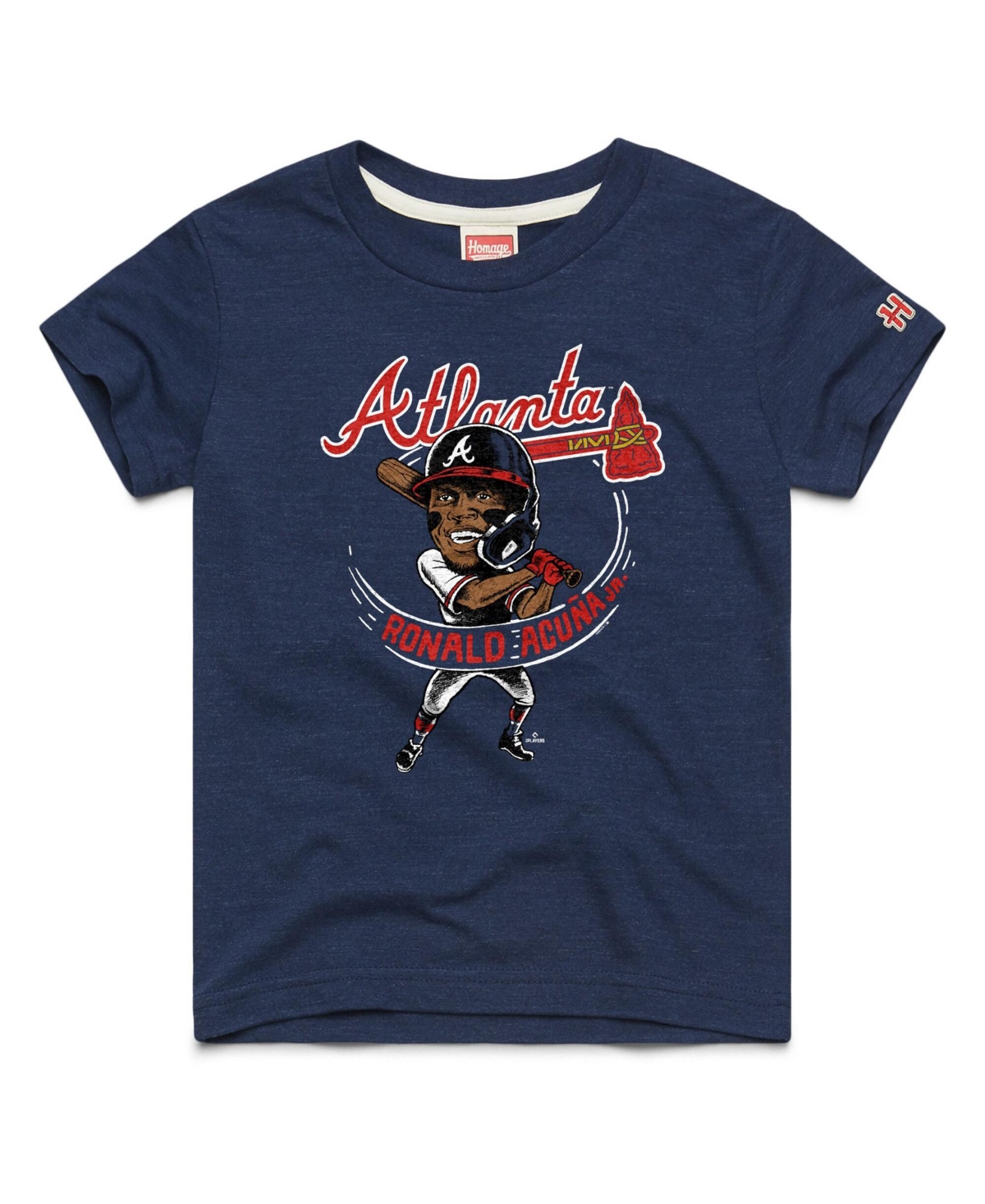 Click here for Homage Big Boys and Girls Ronald Acuna Jr. Navy At... prices