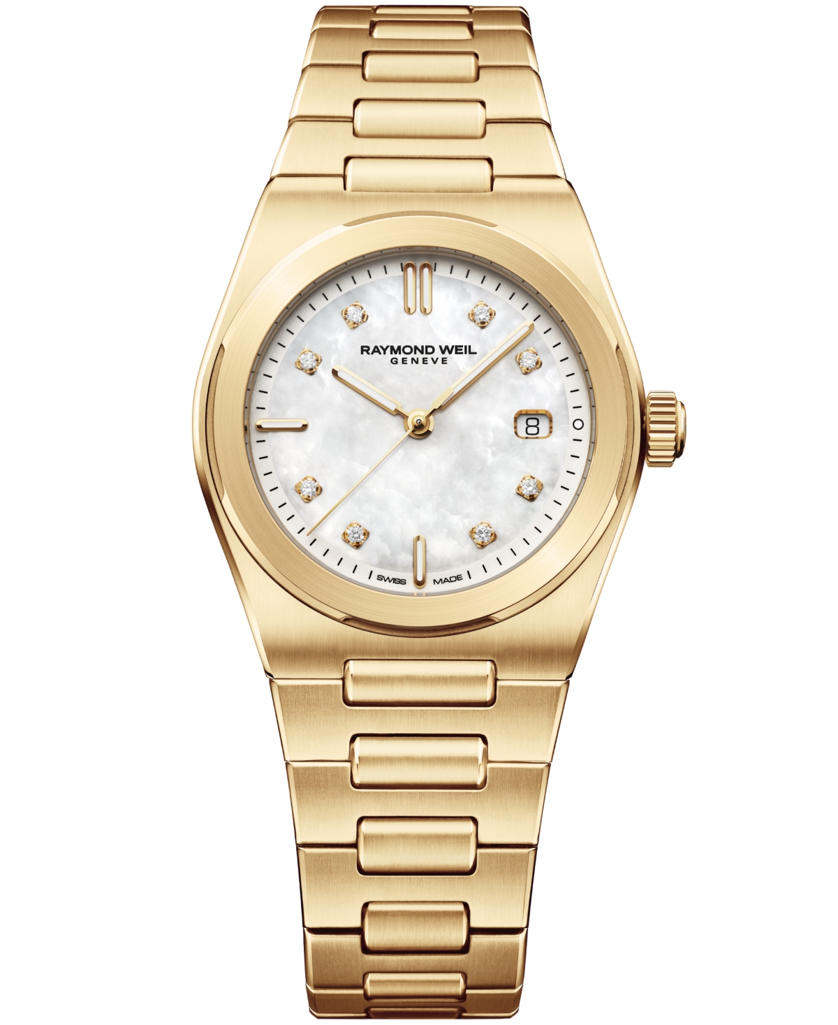 Click here for Raymond Weil Womens Gold-Tone Stainless Steel Watc... prices
