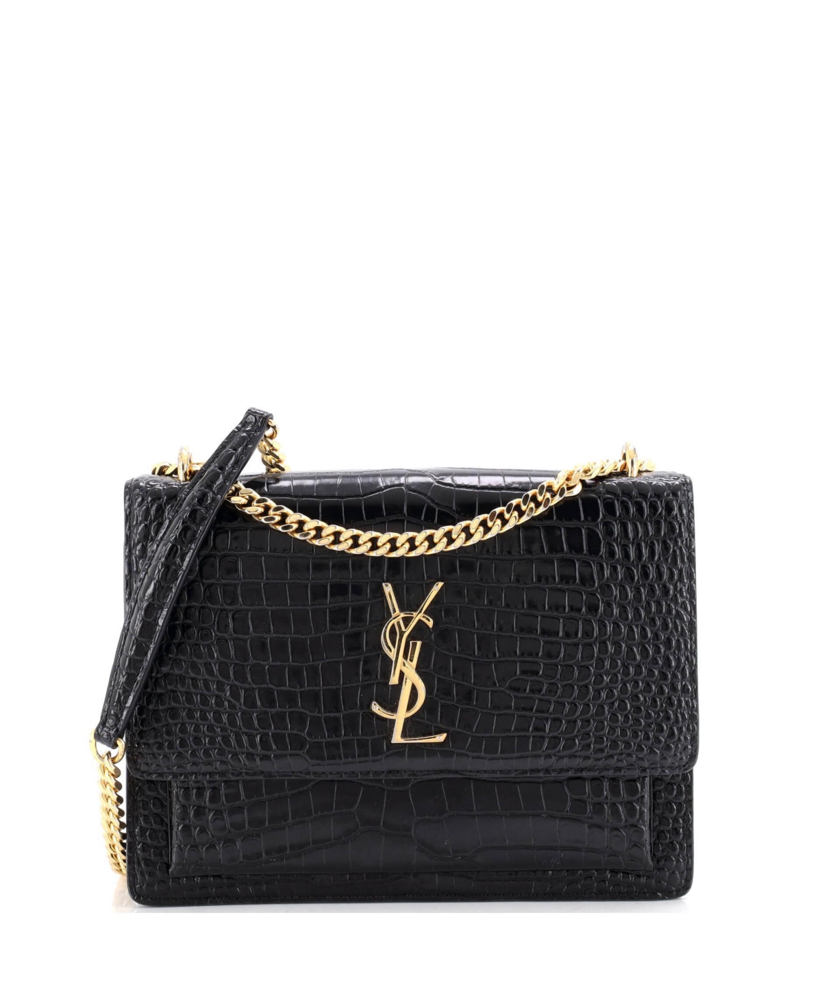 Click here for Pre-Owned Saint Laurent Medium Sunset Crossbody Ba... prices