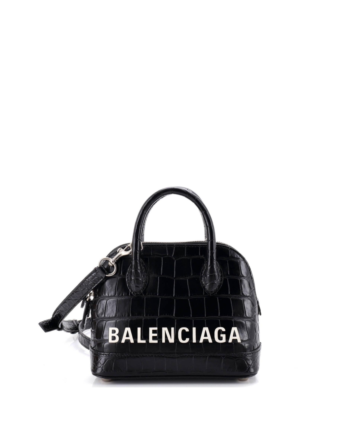 Click here for Pre-Owned Balenciaga Xxs Logo Ville Bag Embossed L... prices