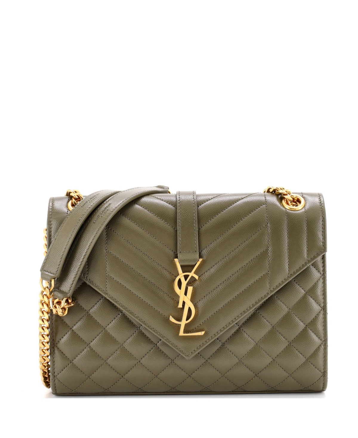 Click here for Pre-Owned Saint Laurent Medium Classic Monogram En... prices