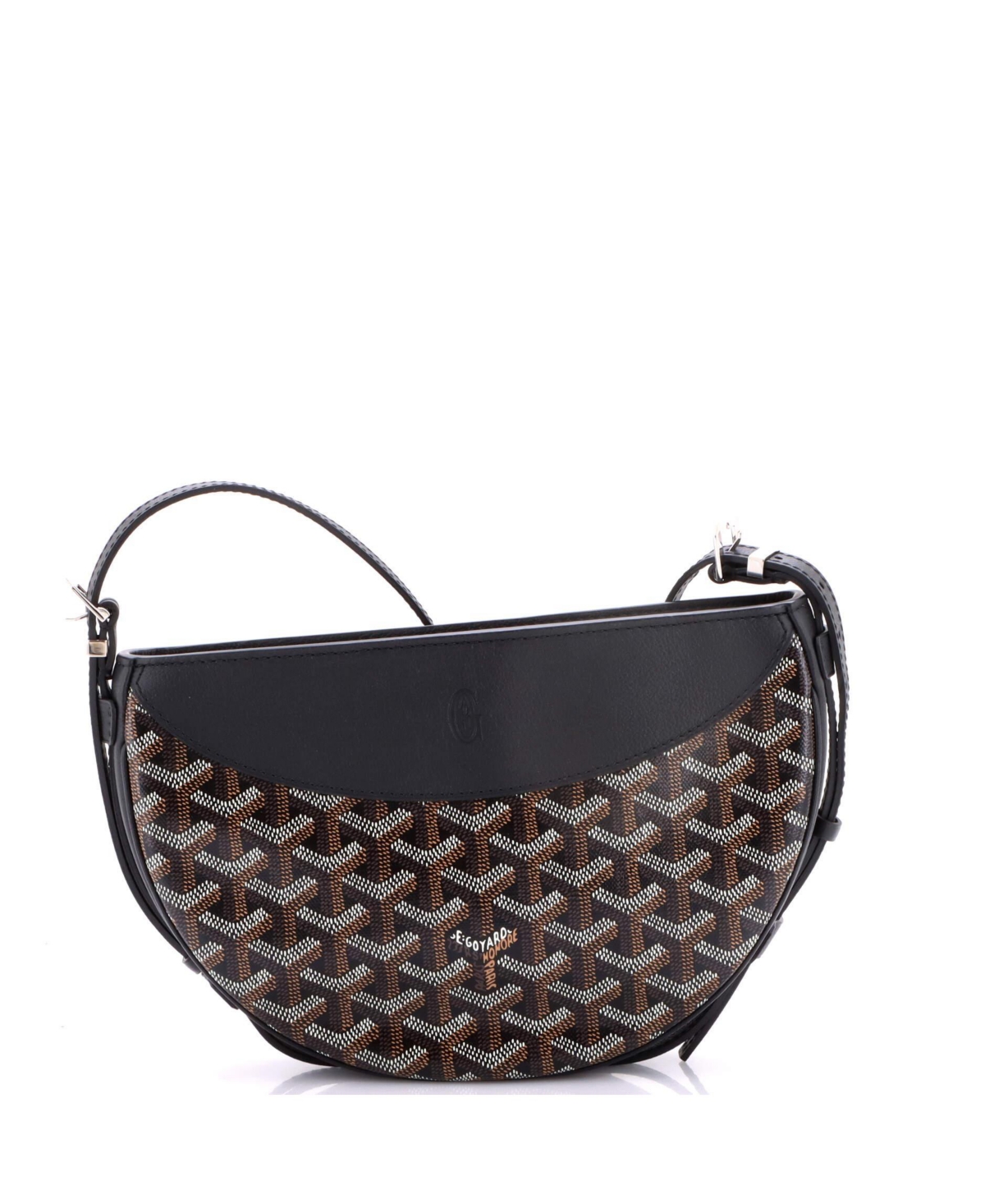 Click here for Pre-Owned Goyard Hirondelle Shoulder Bag Coated Ca... prices