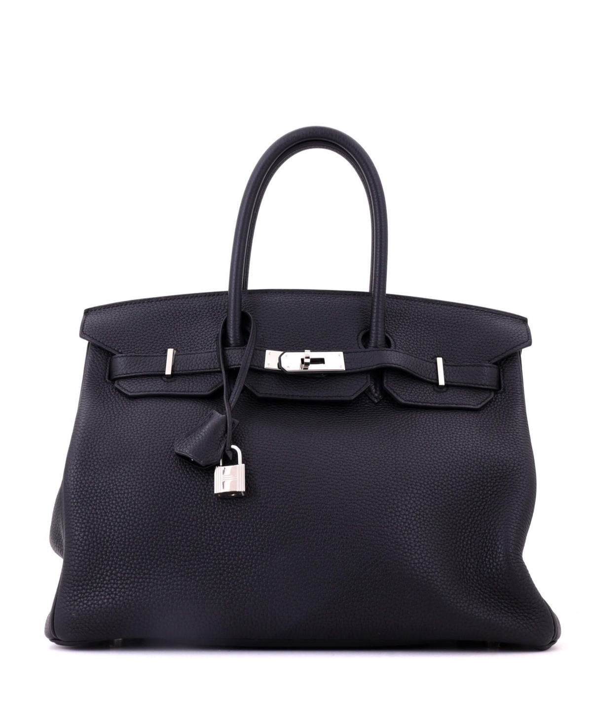 Click here for Pre-Owned HERMES Birkin 35 Handbag Black Clemence... prices