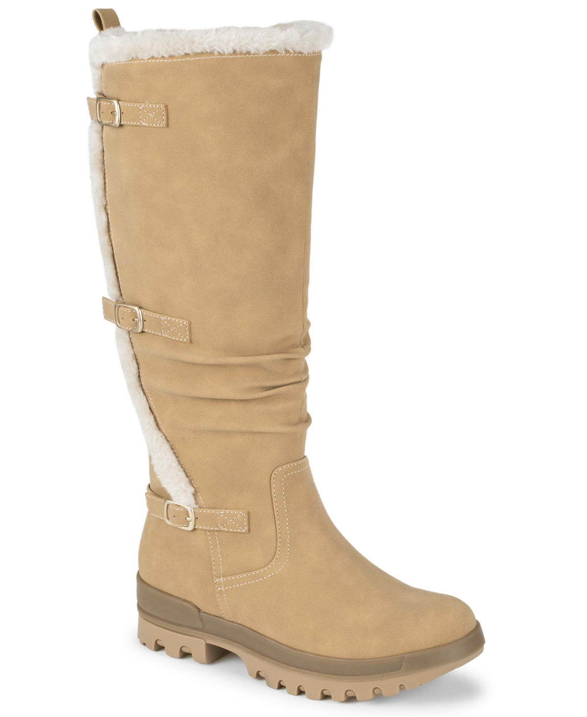 Click here for Baretraps Womens Navia Zipper Tall Round Toe Boots... prices