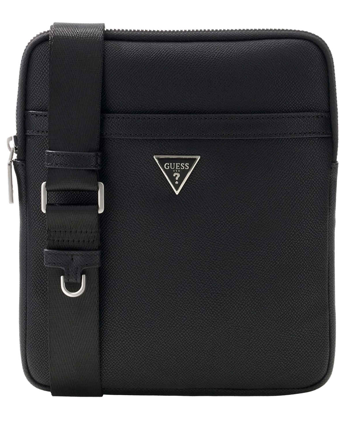 Click here for Guess Mens Milano Sleek Textured Crossbody Bag - B... prices