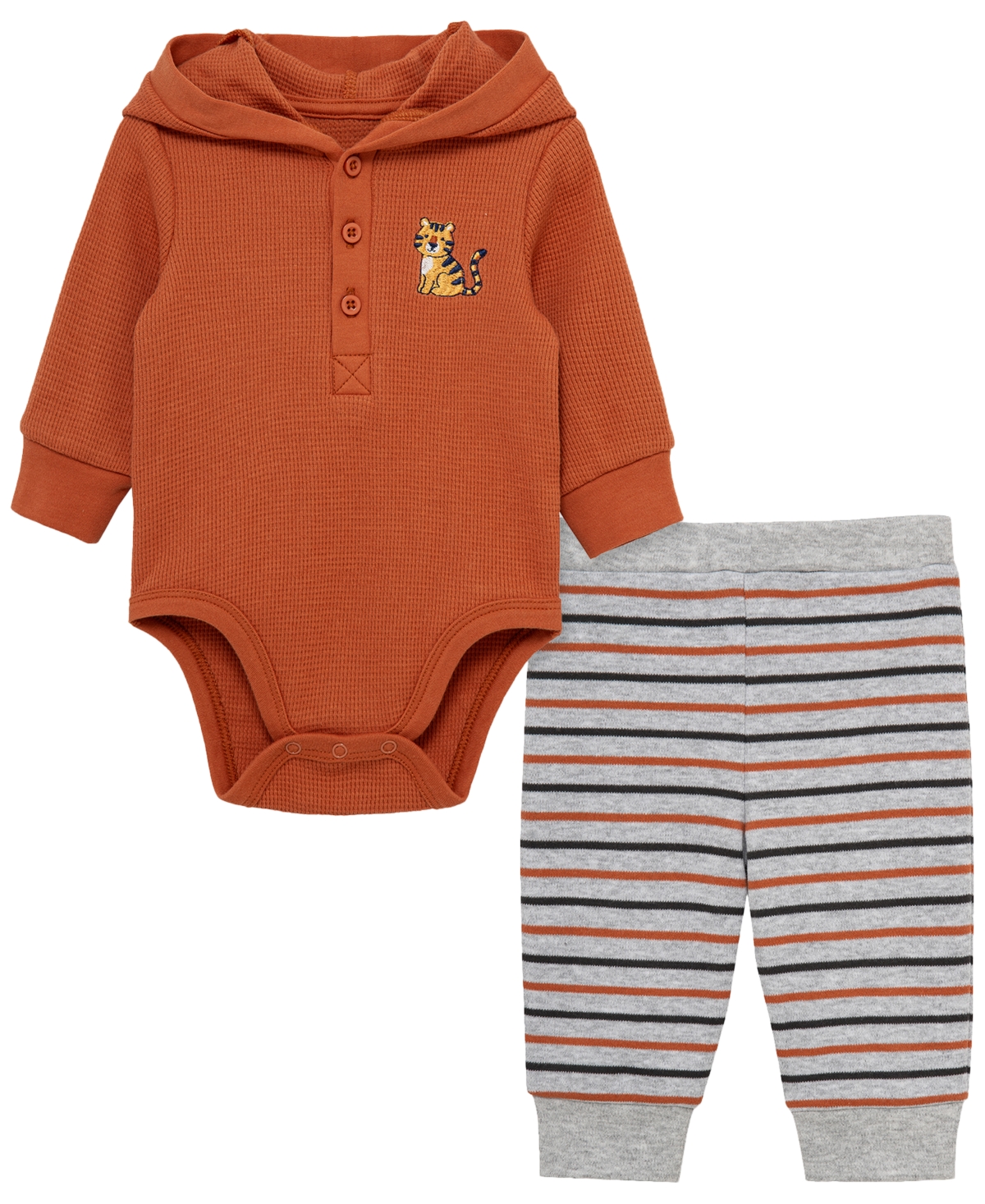 Click here for Little Me Baby Boys Tiger Long-Sleeve Bodysuit and... prices