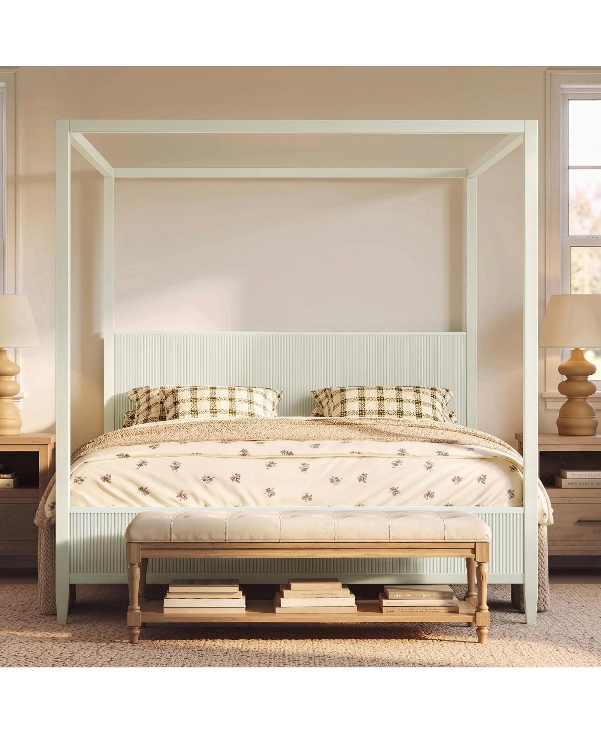 Click here for Streamdale Furniture King size Wooden Canopy Platf... prices