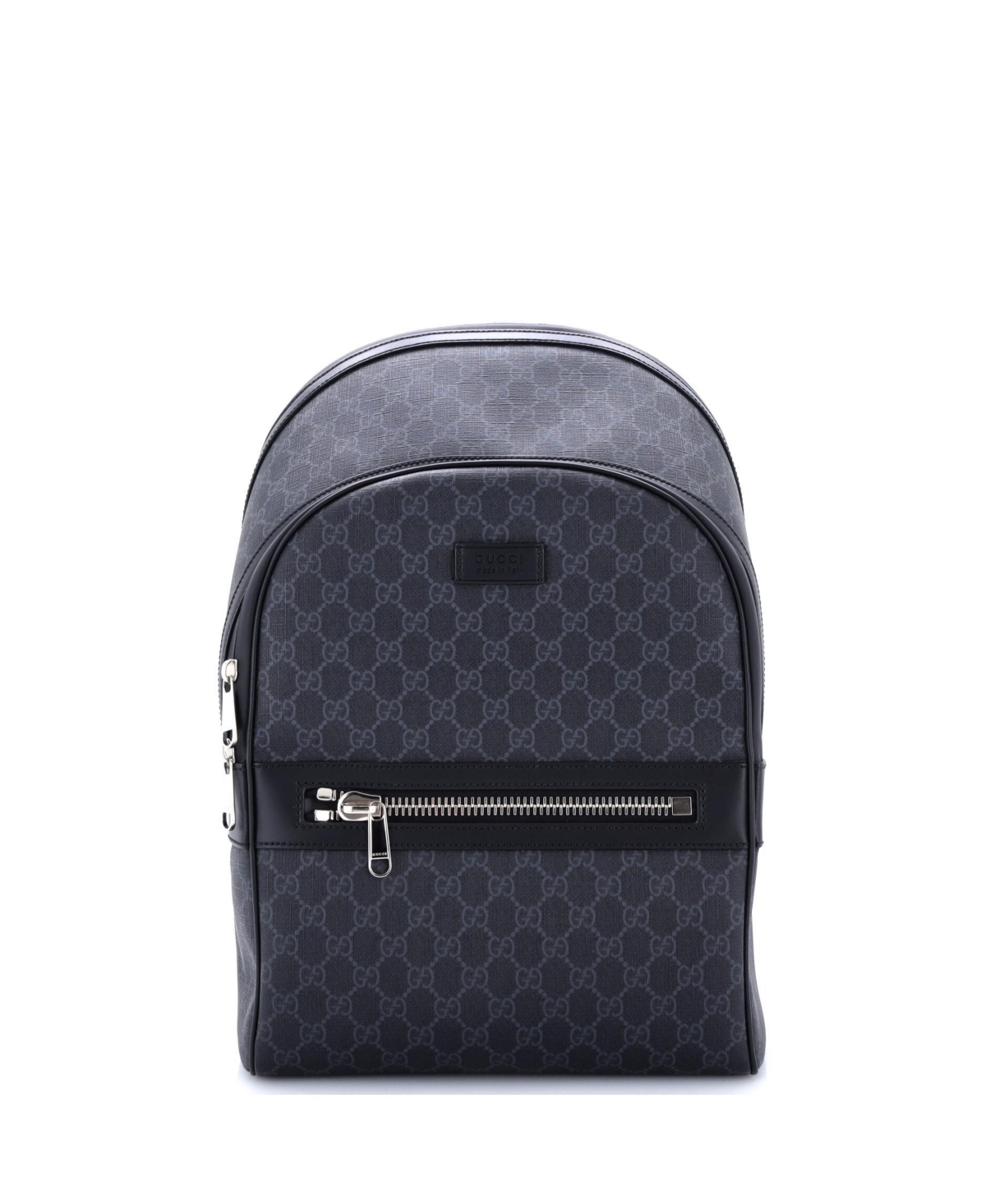 Click here for Pre-Owned Gucci Medium Front Zip Pocket Backpack G... prices