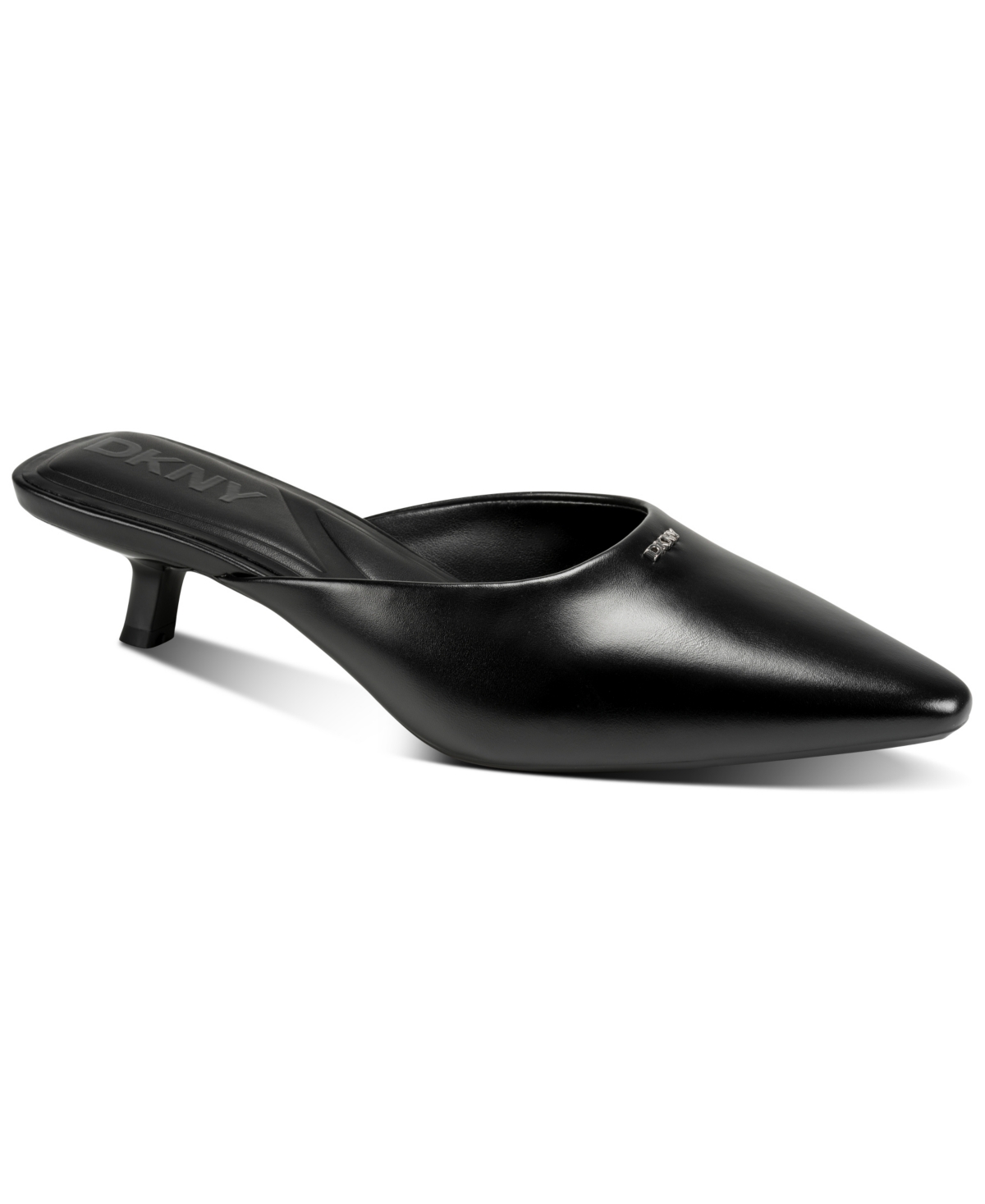 Click here for Dkny Womens Nabil Mule Kitten Heel Pumps - Black prices