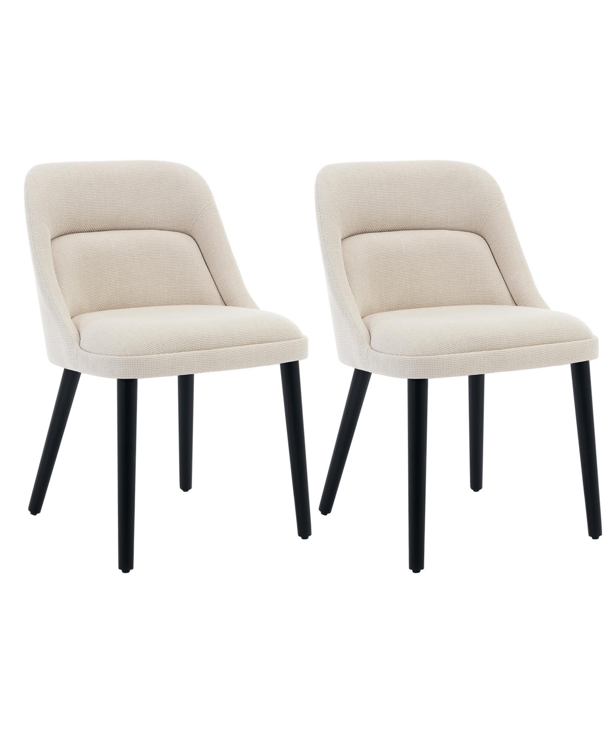 Click here for gaomon Set of 2 Modern Fabric Upholstered Dining C... prices