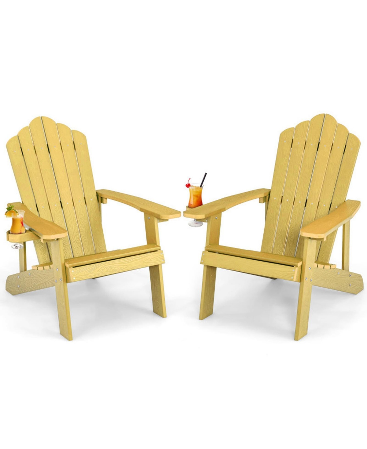 Click here for Gouun 2-Piece Adirondack Chair Set Adult and Kid H... prices