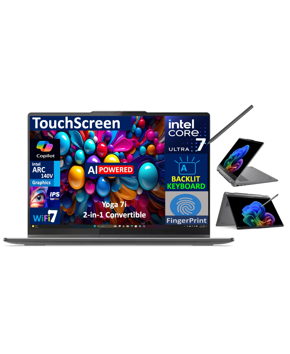 Click here for Lenovo Yoga 7i 2-in-1 Laptop 16.0 Wuxga Display (I... prices
