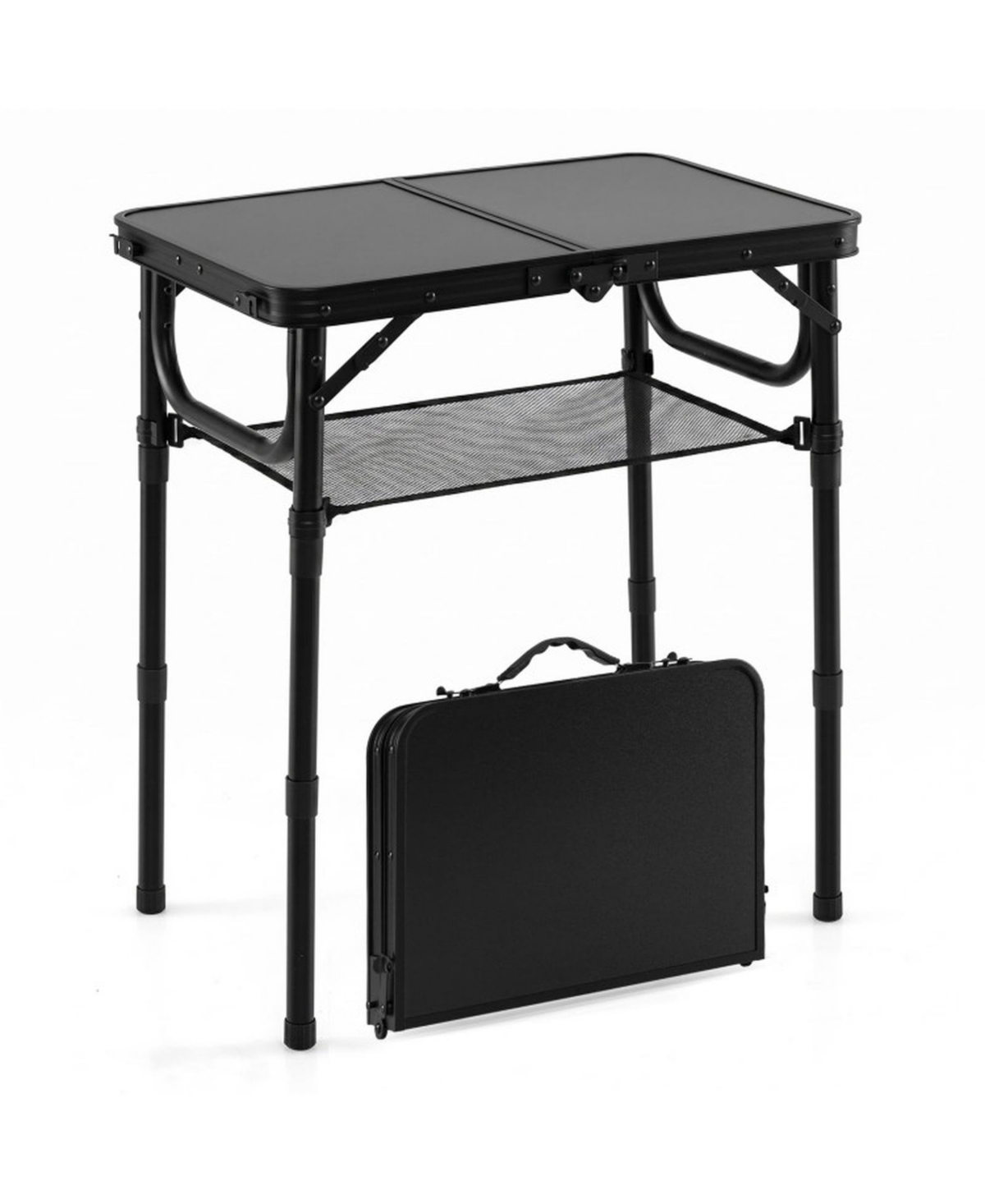 Click here for Sugift 3-Height Folding Camping Table with Large S... prices