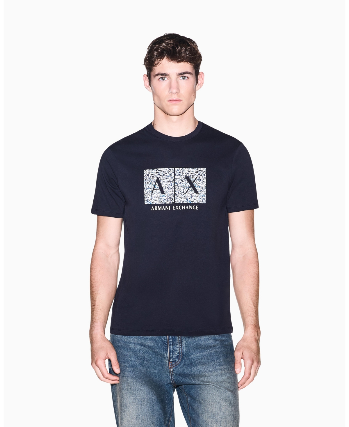 Click here for A|X Armani Exchange Mens Short Sleeve Boxed All-Ov... prices