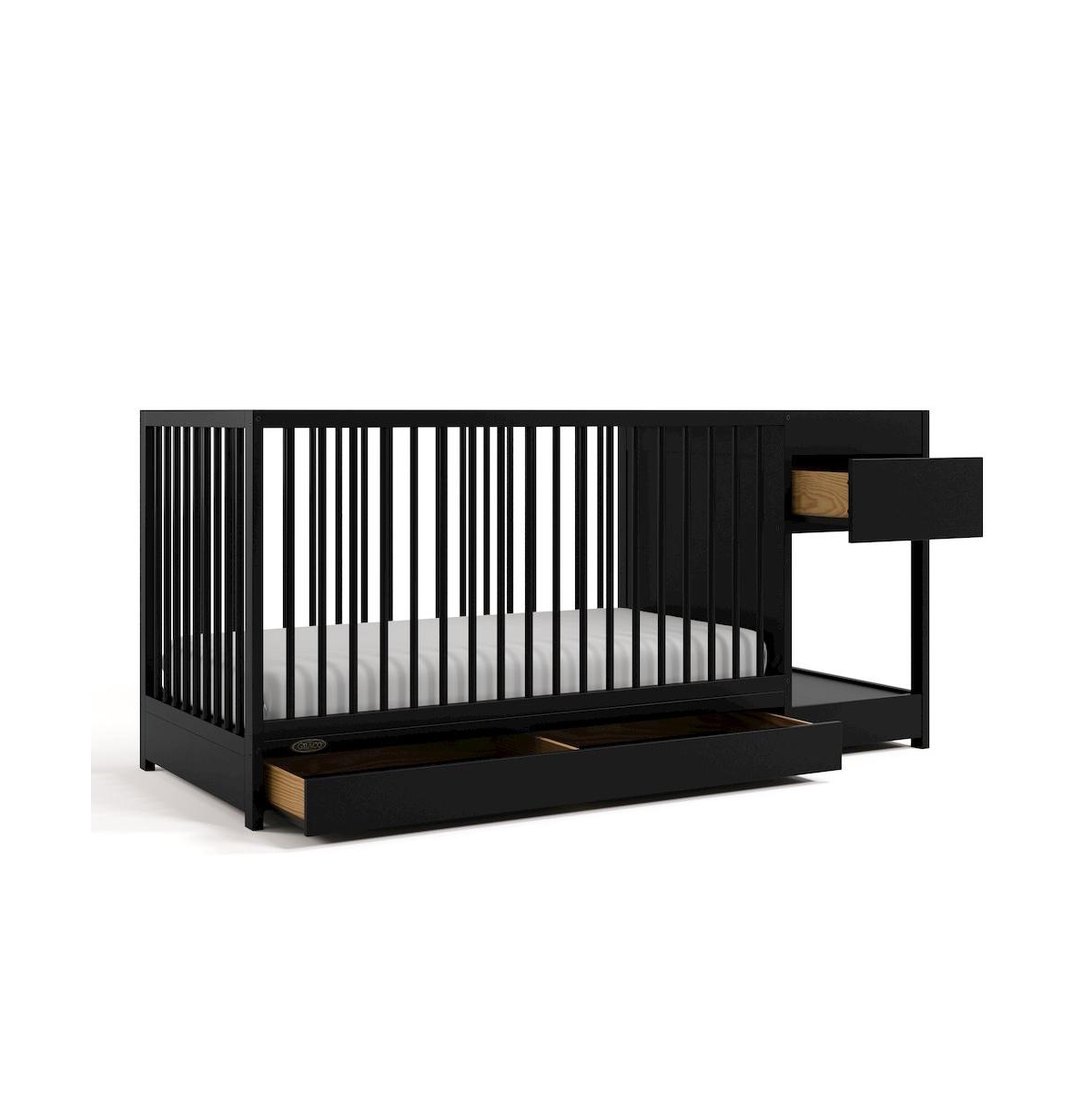 Click here for Graco Teddi Convertible Crib and Changer - Black prices