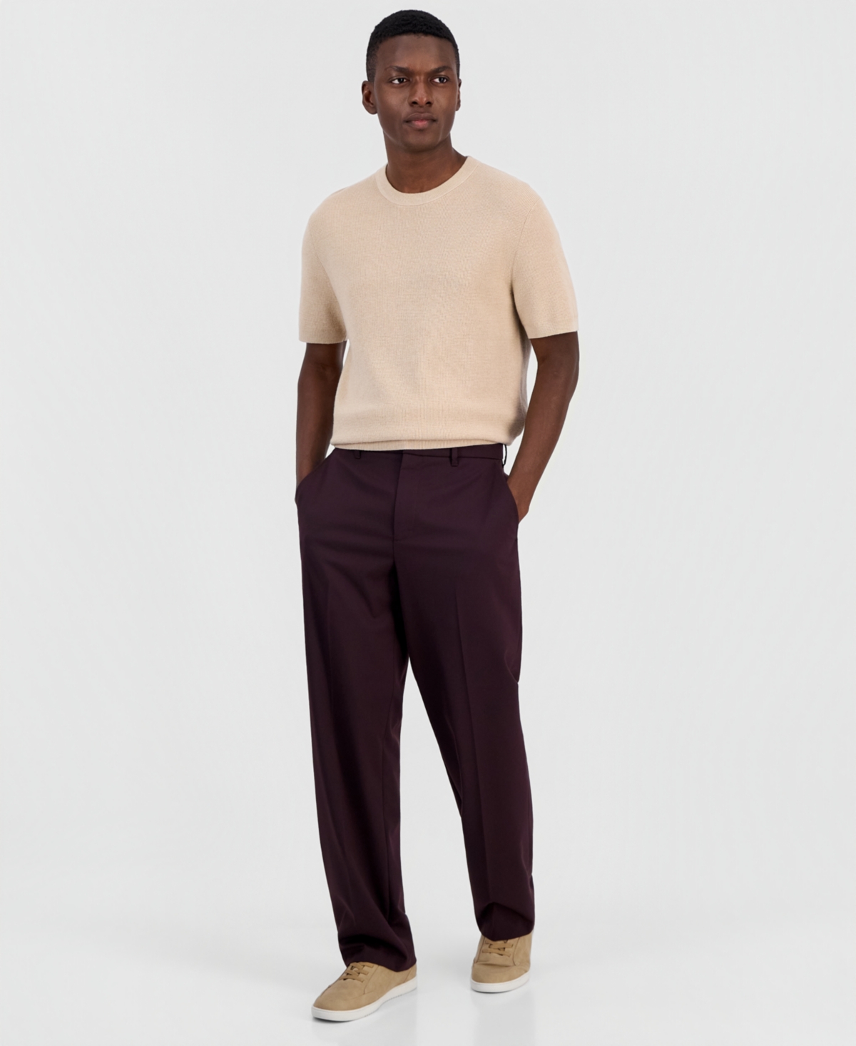 Click here for Mens Modern Fit Tapered Dress Pants  Created for M... prices