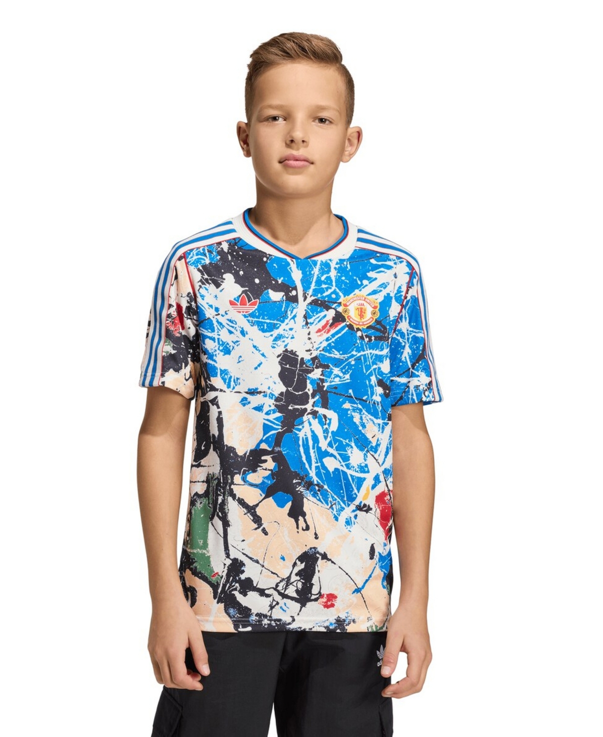 Click here for Adidas Big Boys and Girls Blue Manchester United X... prices