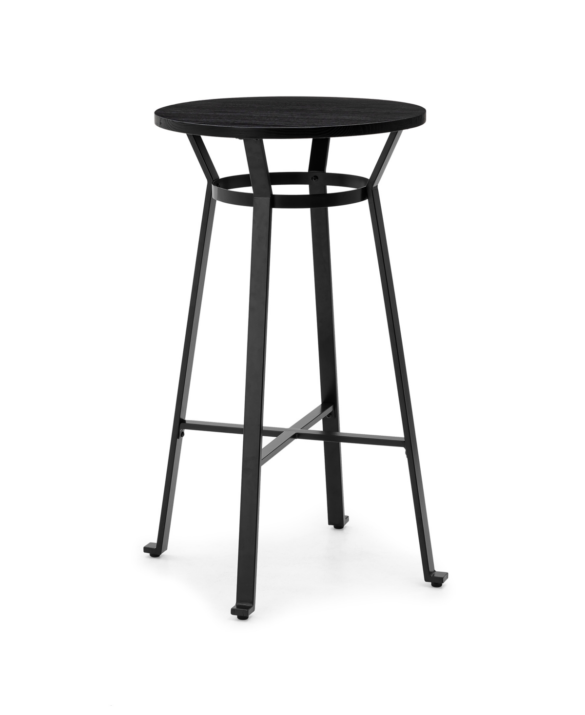 Click here for Glitzhome 41.25 Steel Round Bar Table - Black prices